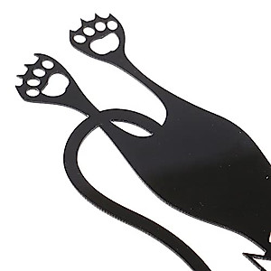 Animal Bookmark, Black Cat Bookmark, Lightweight Pagination Mark Book Decoration, Cartoon Book Clip Book Folder Stationery