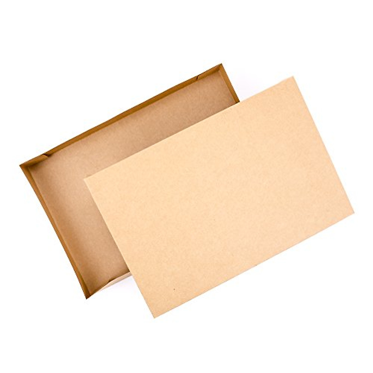 Hallmark Shirt Size Gift Boxes (Pack of 5; Kraft Brown) for Christmas, Hanukkah, Holidays, Birthdays, Father's Day