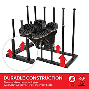 Stock Your Home Boot Rack, Boot Storage, Boot Organizer, Boot Rack Organizer Tall Boots, Boot Holder, Boot Shelf, Boot Stand, Tall Boot Storage, Cowboy Boot Rack