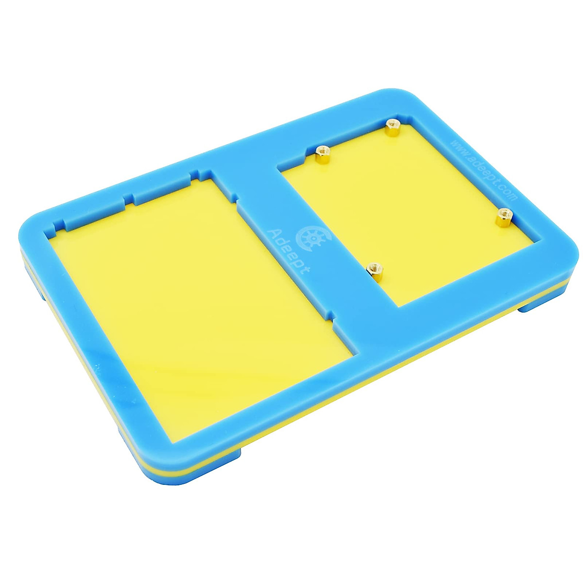 Adeept Acrylic Arduino Holder Breadboard Holder, 2 in 1 Base Plate Case for Arduino UNO