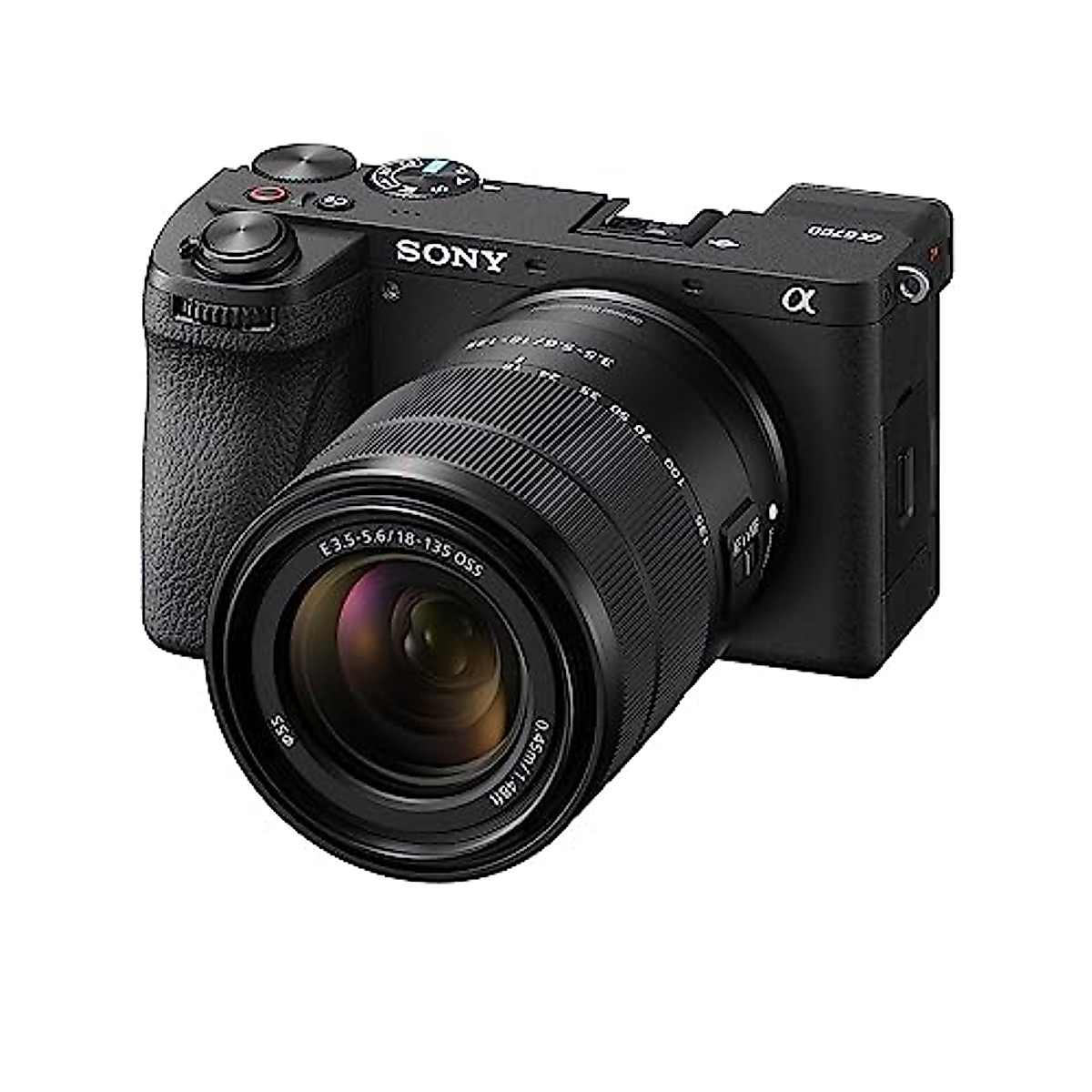 Sony Alpha 6700 – APS-C Interchangeable Lens Camera with 24.1 MP Sensor, 4K Video, AI-Based Subject Recognition, Log Shooting, LUT Handling and Vlog Friendly Functions and 18-135mm Zoom Lens