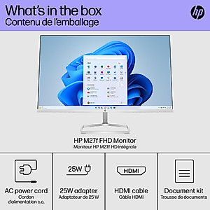 HP 27-inch M27f FHD Monitor