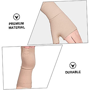 Healifty 2 Pairs Gloves Thumb Brace Compression Hand Gloves Compression Gloves Hand Wrist Support Arthritis Gloves Fingerless Mittens Arthritis Compression Gloves Breathable Gloves Sleeves