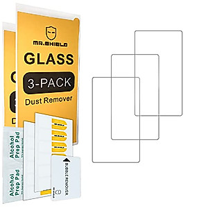 Mr.Shield [3-Pack] Screen Protector For Nintendo Wii U Console [Tempered Glass] [Japan Glass with 9H Hardness] Screen Protector with Lifetime Replacement