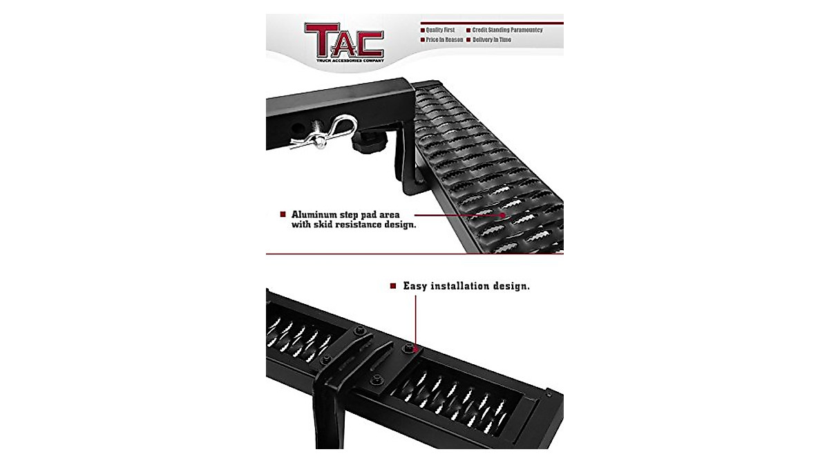 TAC Hitch Step - Perfect for 2" Hitch Receivers