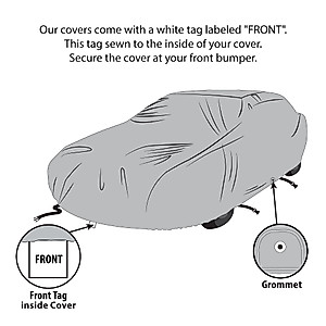 5 Layer Car Cover for GMC Chevrolet Chevy K5 Blazer 1969-1972 SUV 2-Door 1st Generation Semi Custom Fit Full Coverage Pollution, Dust, Sun, Snow, Rain, Hail All Weather Protection, Breathable