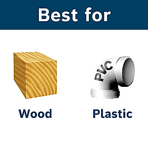 BOSCH T101B100 100-Pack 4 In. 10 TPI T-Shank Jig Saw Blades Ideal for Clean Cuts in Hard & Soft Wood, Plywood, Plastics, OSB, Laminated Particle Board