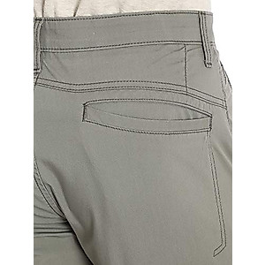 Wrangler Authentics Men's Performance Comfort Flex Flat Front Short, Army Green, 38