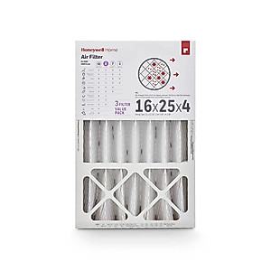 Honeywell Home 16x25x4 MERV 8, AC Furnace Air Filter, 3 PACK (CF408F1625-3PKAM) (Actual Dimensions: 15.63 x 24.75 x 4.38 in.)