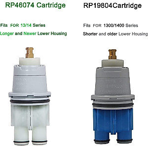 RP46074 Shower Valve Cartridge Repair Assembly for Delta 13/14 Series Faucet - Compatible With Monitor Single-Handle Universal Valve Replacement Kit for Tub