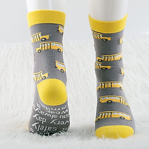 MBMSO 2 Pair School Bus Driver Socks School Bus Driver Appreciation Gifts Thank You Gifts School Bus Monitor Gifts Bus Driver Socks (2 Pair School Bus Driver Socks)