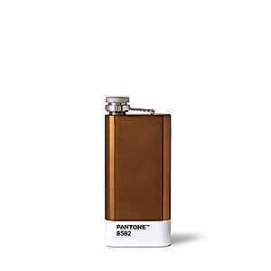 Pantone Hip Flask Bronze Stainless Steel