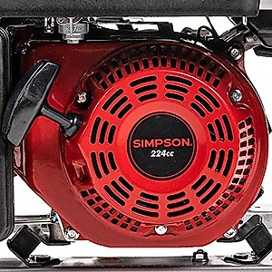 SIMPSON Cleaning SPG3645 Portable Gas Generator and Power Station for Camping, RV, Home Use, Construction, and More, 3600 Running Watts 4500 Starting Watts