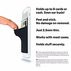 CardNinja Ultra-slim Self Adhesive Credit Card Wallet for Smartphones, Gold