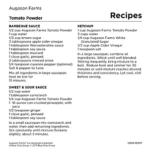 Augason Farms Tomato Powder Emergency Food Storage 3 lbs 10 oz