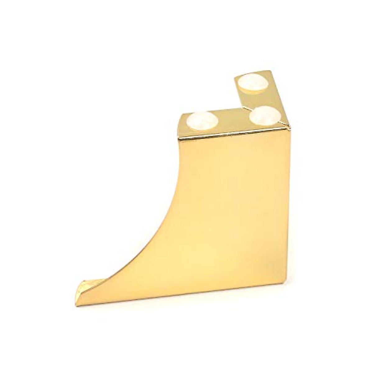 Geesatis Furniture Leg Accessories 4 pcs Furniture Legs 4 inch / 10 cm Height Metal Sofa Legs Replacement, Minimalist Design, for Sofa Coffee Table Cabinet TV Stand Feet, Gold, with Mounting Screws