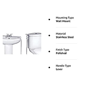 SmarterFresh Faucet Bidet Sprayer for Toilet - Warm Water Handheld Sprayer with Sink Hose Attachment for Bathroom… (Stainless Steel)