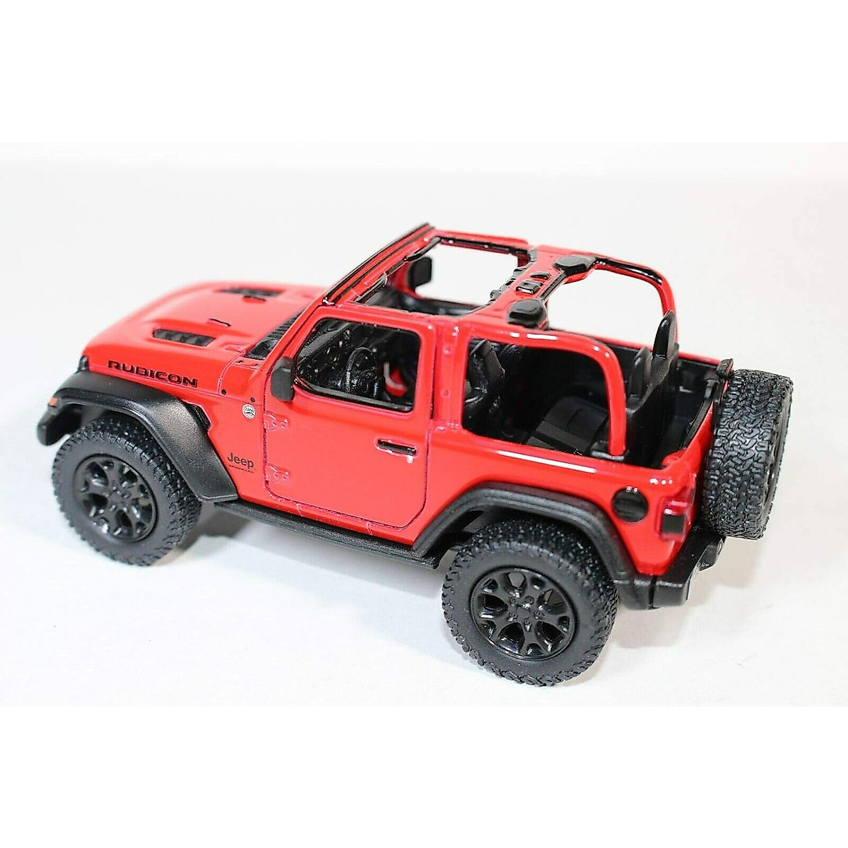 2018 Jeep Wrangler Rubicon No Top Red - Kinsmart P/B
