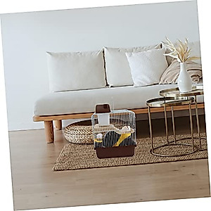 TEHAUX Hamster Cage Gerbils Castle Cage Hamster Auto Waterer Cages and Habitats Chinchilla Cage Accessories Toy Pets Exercise Accessories Hedgehog House Small Animal House Hedgehog Hut