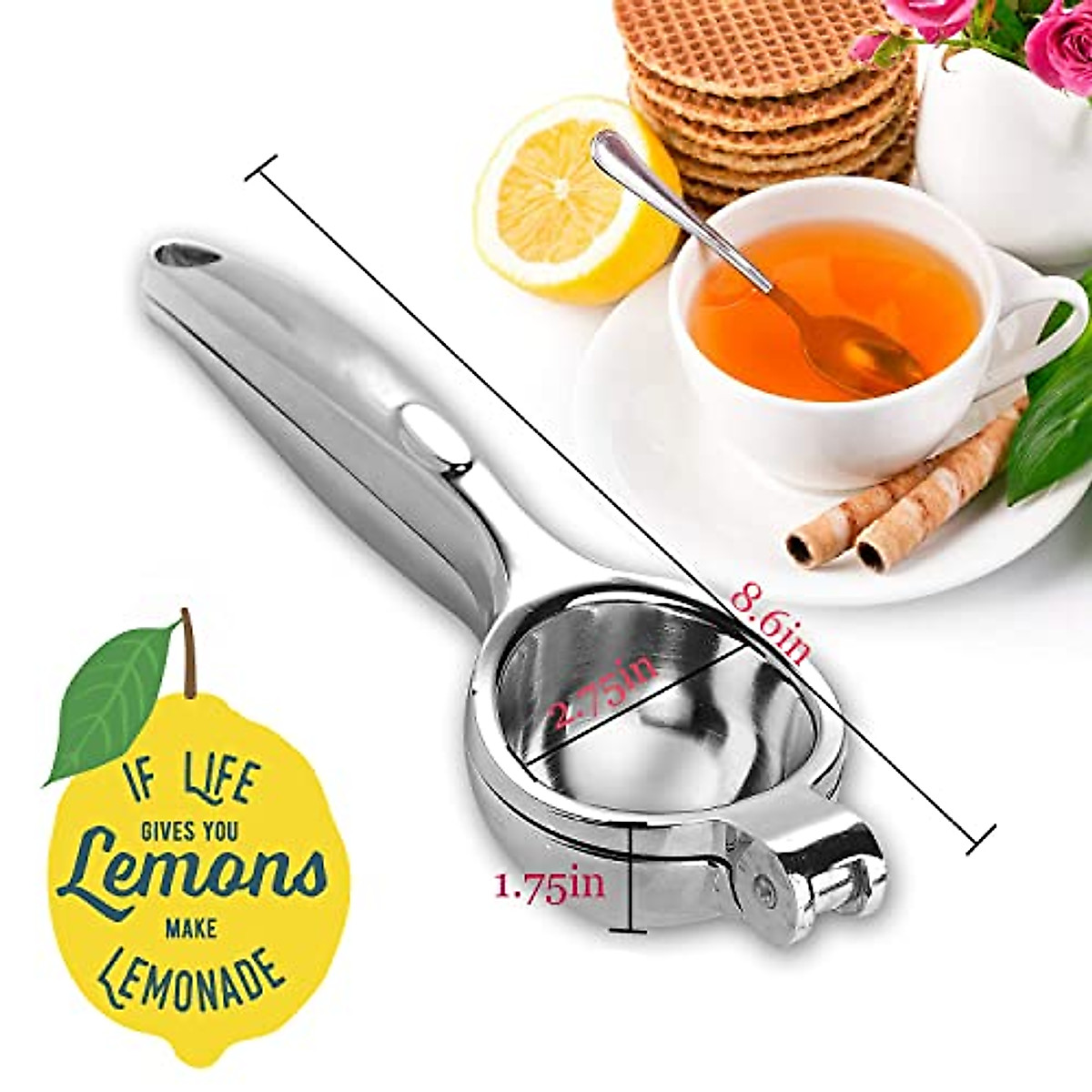 Lime Lemon Squeezer Hand Manual - Lime Hand Juice Lemon Squeezers Press Citrus Press Juicers Squeezer, Premium Quality Lime Lemon Squeezer, Manual Citrus Press Juicer
