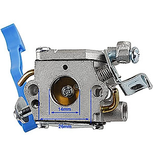 HPENP C1Q-W37 Carburetor 545112101 Air Filter Adjustment Tool Kit for 125B 125BX 125BVX Handheld Leaf Blower