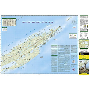 Isle Royale National Park Map (National Geographic Trails Illustrated Map, 240)