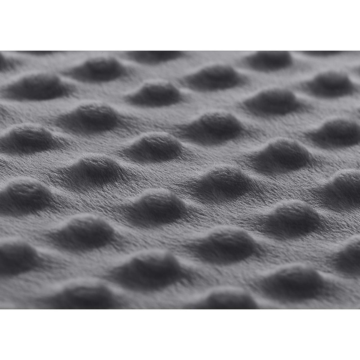 RelaxBlanket 60''x80'' Duvet Cover for Weighted Blanket | Premium Super Soft Minky Dot | Dark Grey