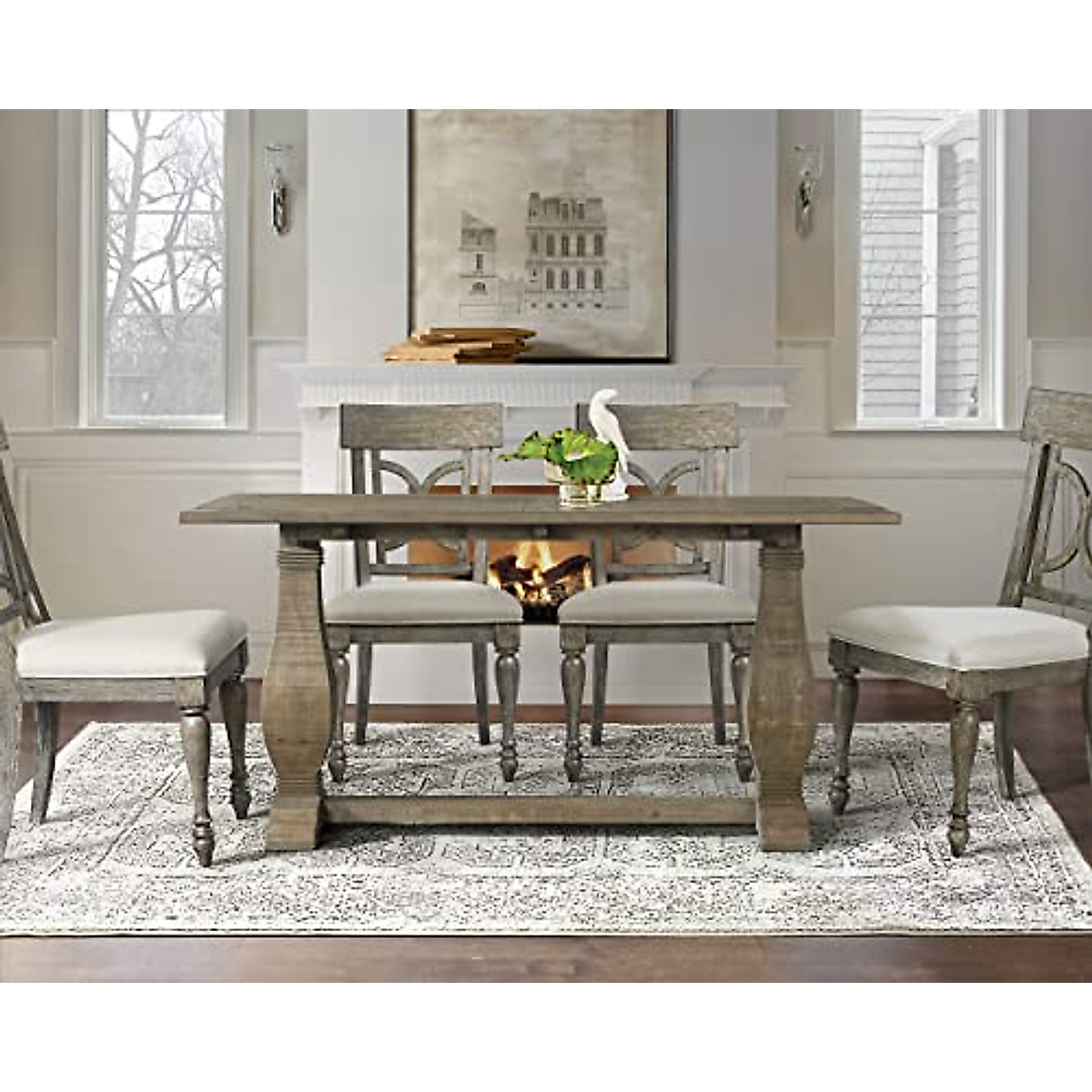 Martin Svensson Home Napa Flip Top Sofa Console Table, Reclaimed Natural