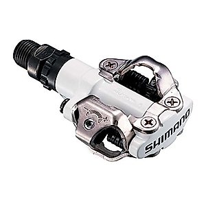 Shimano SPD PD-M520 Clipless Pedals (White)