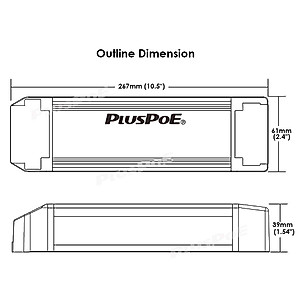 PLUSPOE 24V 120W Dimmable Led Driver, 110V AC to 24V DC Low Voltage Power Supply Dimming Transformer for 24V LED Strip Lights,Compatible with Lutron, Leviton and Other Wall Dimmer