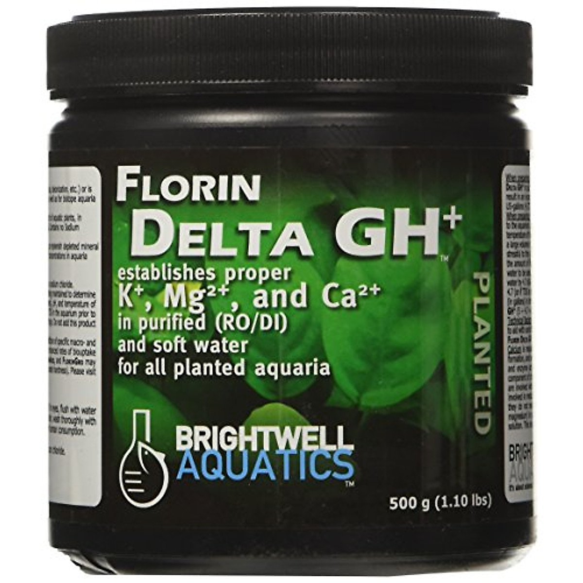 Brightwell Aquatics 'Florin Delta GH+ - Establishes Mineral Balance in Purified or Soft Water for Freshwater Planted Aquariums, 500-g