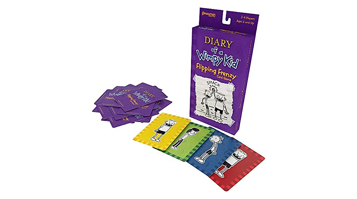 Exciting Pressman Wimpy Kid Card Game - Flipping Frenzy