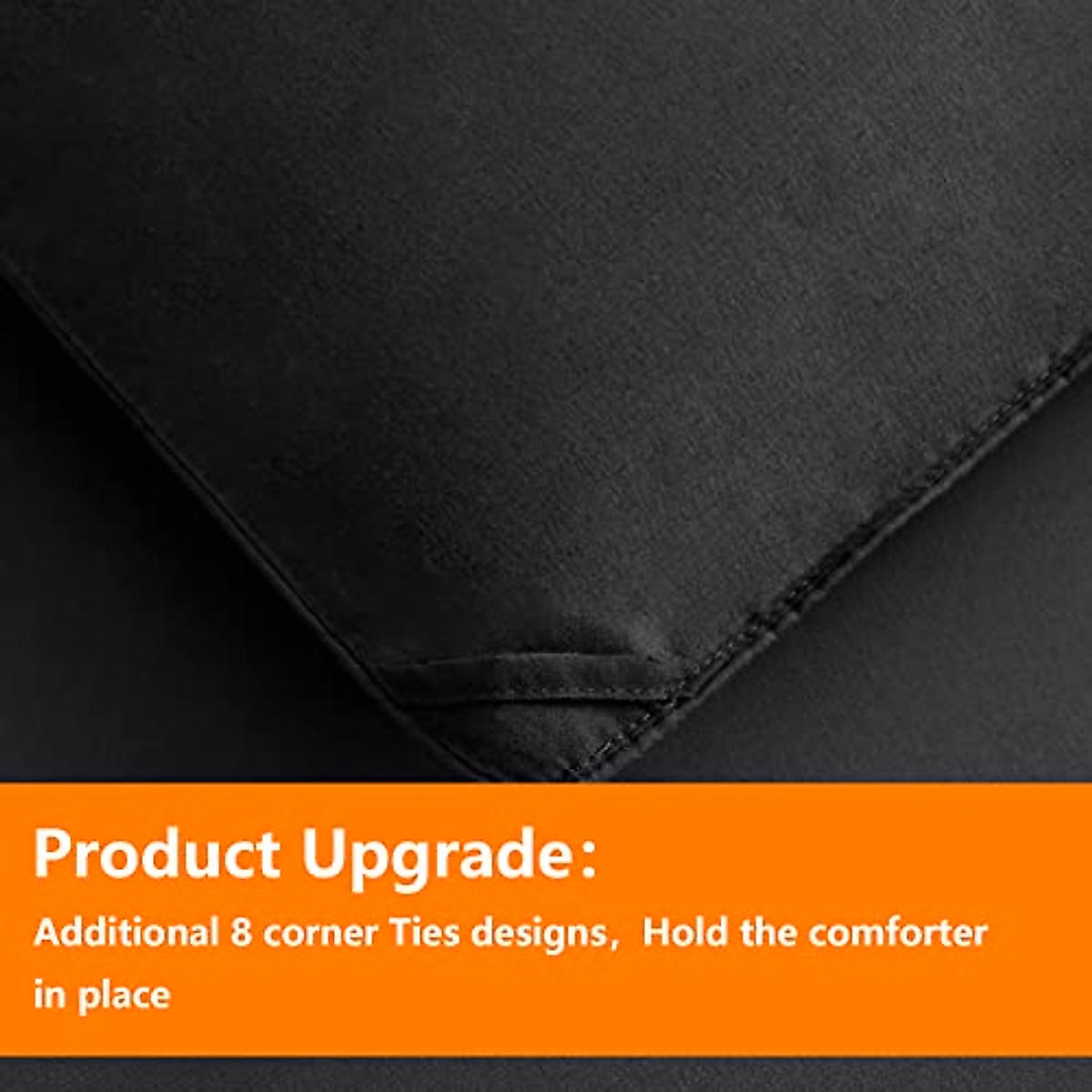 TAIMIT California King Comforter Set - 7 Pieces, Bed in a Bag Bedding Sets with All Season Soft Quilted Warm Fluffy Reversible Comforter,Flat Sheet,Fitted Sheet,2 Pillow Shams,2 Pillowcases,Dark Grey