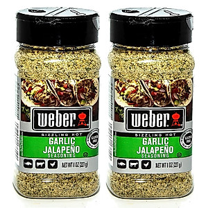 Weber Garlic Jalapeno Seasoning 8oz (2 Pack)