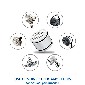 Culligan WHR-140 WTR FiltrationCartridge Shower Filter Replacement Cartridge, 1 Count (Pack of 1), White