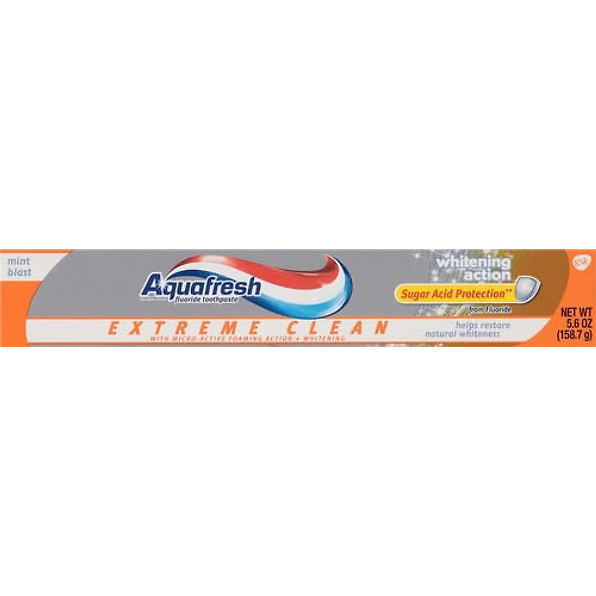 Aquafresh Extreme Clean Whitening Action Fluoride Toothpaste for Cavity Protection, 5.6 ounce