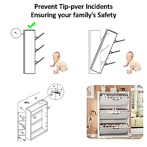 Maupvit Shoe Storage Cabinet with 3 Flip Louvered Doors, Freestanding Organizer with Metal Hinges, Shoe Cabinet for Entryway, Narrow Shoe Rack Cabinet, White