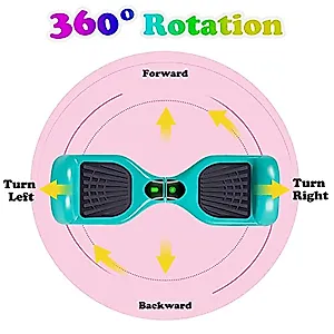 jolege Hoverboard, 6.5" Self Balancing Hoverboard Electric Scooter Hoverboard for Kids