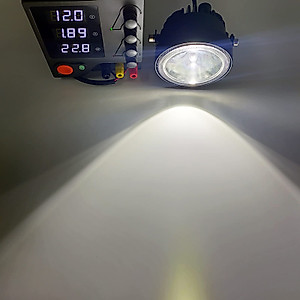 SUFEMOTEC Led Pod Light 4x4 Offroad Driving 2PCS 4 Inch 60W Super Bright Waterproof Work Auxiliary Bumper Lights Fit For 12V 24V Car Truck ATV Boat Motorcycle Round Fog