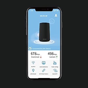 AZORES WiFi 6 Whole Home Mesh WiFi System Wireless Router AX1800-2 Pack, Dual Band AX Router, Beamforming, OFDMA, MU-MIMO, Parental Controls