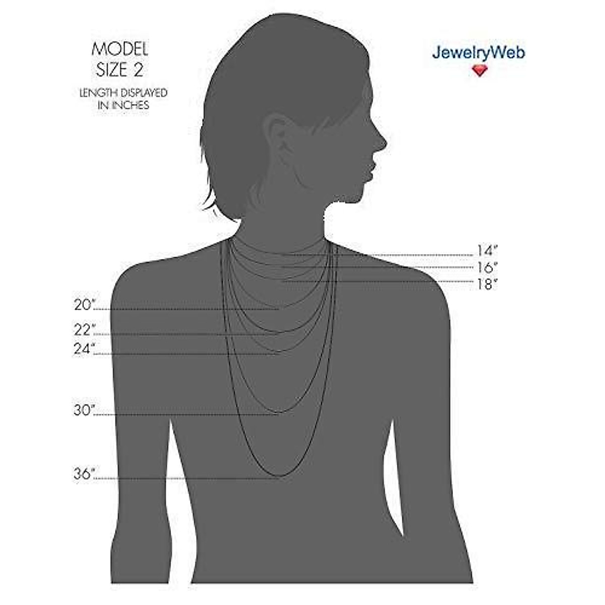 925 Sterling Silver Rhodium Plated 1mm Solid Rope 24 Inch Chain Jewelry for Women