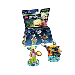 Lego Dimensions Starter Pack with The Simpsons Homer Level Pack Bart Simpson and Krusty Fun Packs PS4