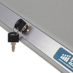 ECR4Kids Lock and Roll Personal Safe, Travel Lockbox, Grey