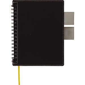 King Jim 9121C Shot Notebook with Twin Cover, Black