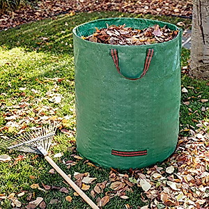 MEKKAPRO 3-Pack 72 Gallons Garden Bag - Reusable Yard Waste Bags, Lawn Pool Garden Waste Bag, Gardening Bags, Leaf Bag Lawn Bags