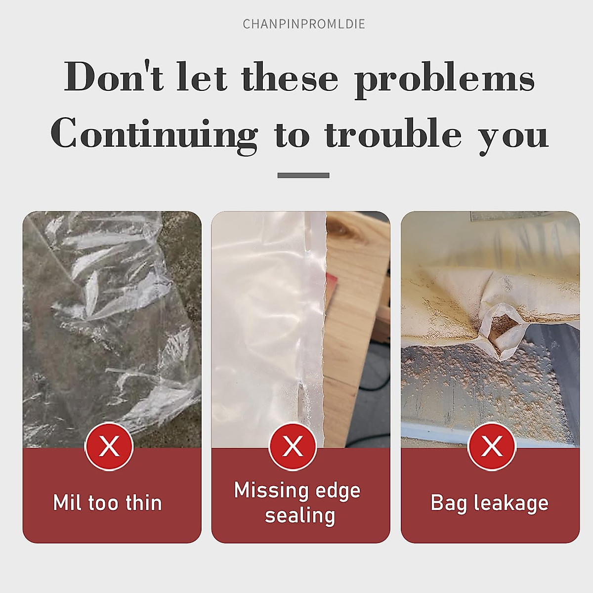 70 Gallon Dust Collector Bags 6pcs one-sided 5 mil 31"x40"(width x length) For Harbor Freight Central Machinery Dust Collectors