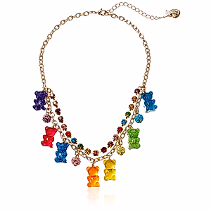 Betsey Johnson Gummy Bear Frontal Necklace