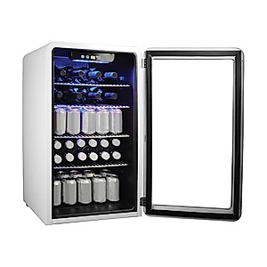 Magic Chef MCB34CHW Beverage Cooler, White