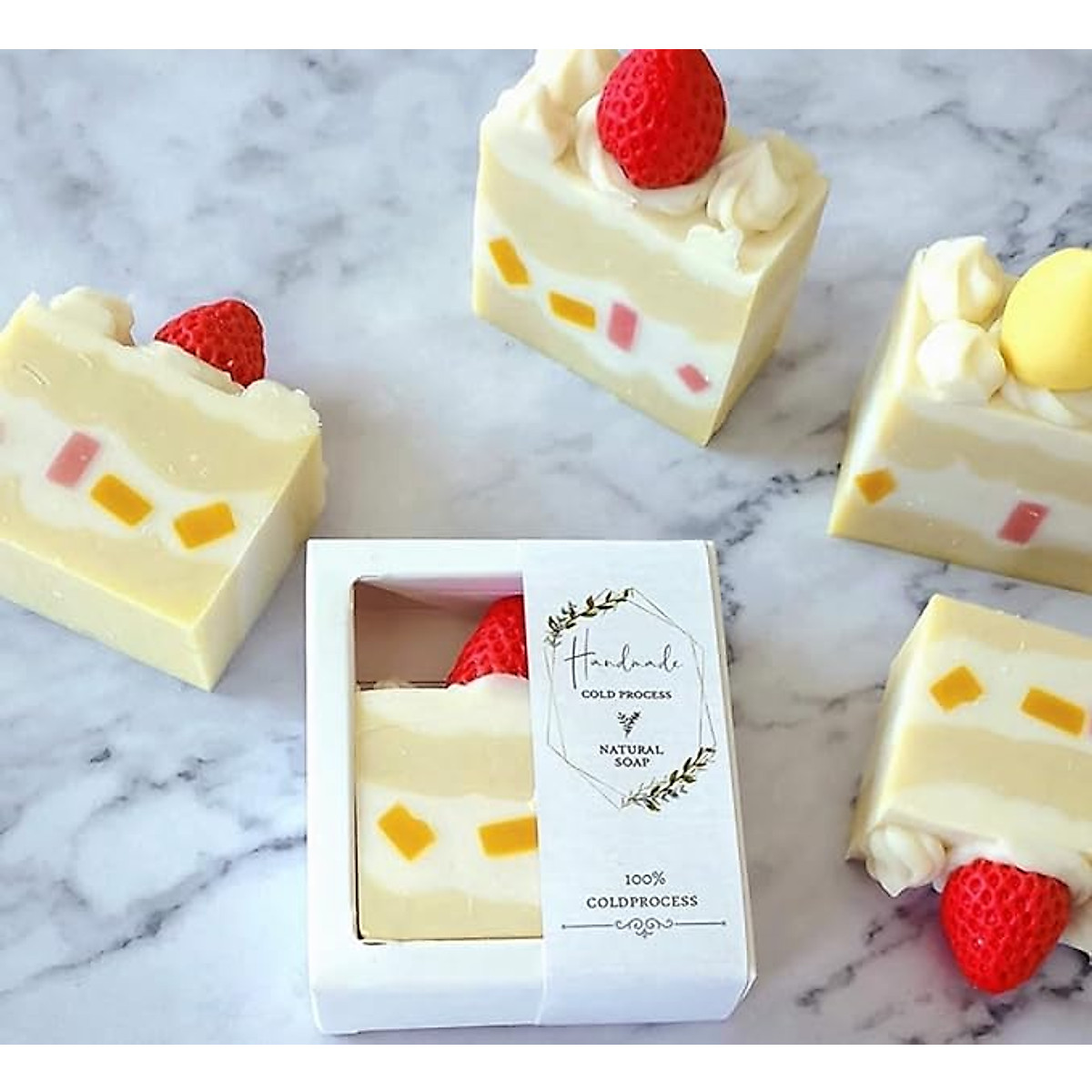 The Perfect Autumn - White BarnBath/Body Works -3-Wick Scented Candle 14.5 OZ Burns 25-45 Hours and Strawberry Cake soap