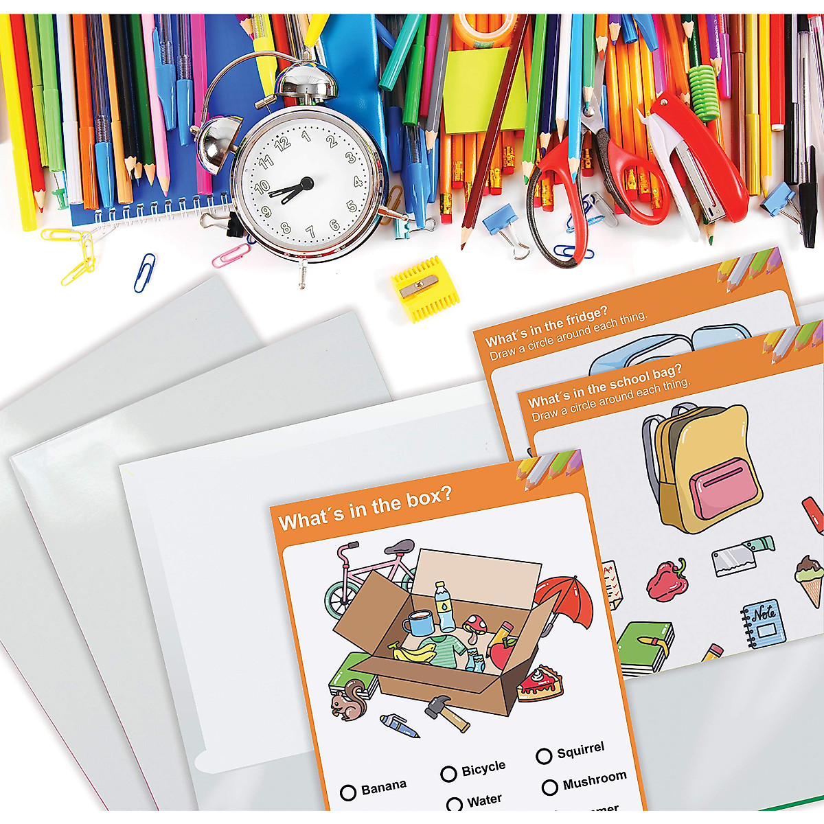 2 Pocket Glossy Laminated White Paper Folders, Letter Size, 25 Pack, White Paper Portfolios by Better Office Products, Box of 25 White Folders